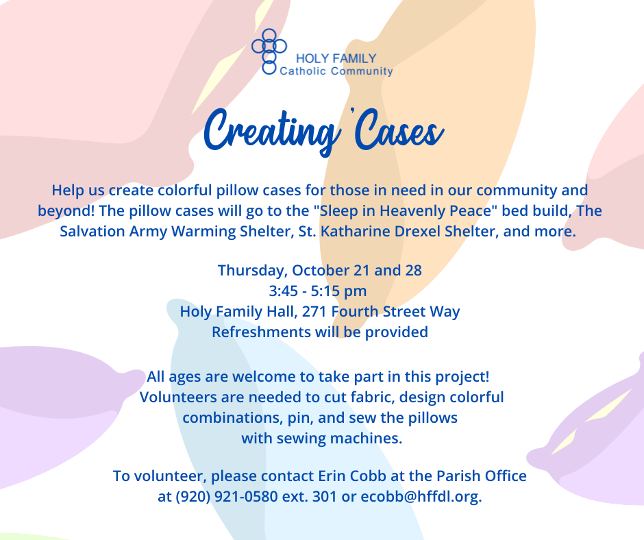 Creating 'Cases - Holy Family Catholic Church