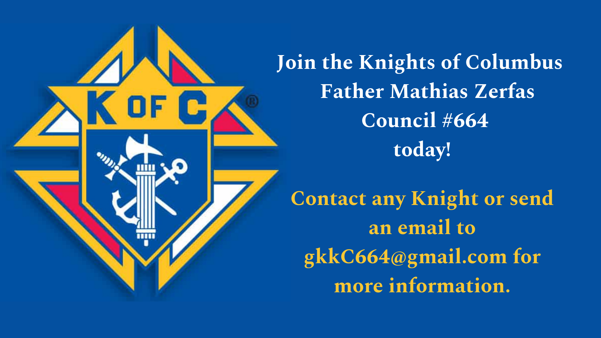 Knights of Columbus - Holy Family Catholic Church