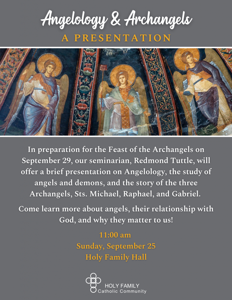 Angelology & Archangels - Holy Family Catholic Church