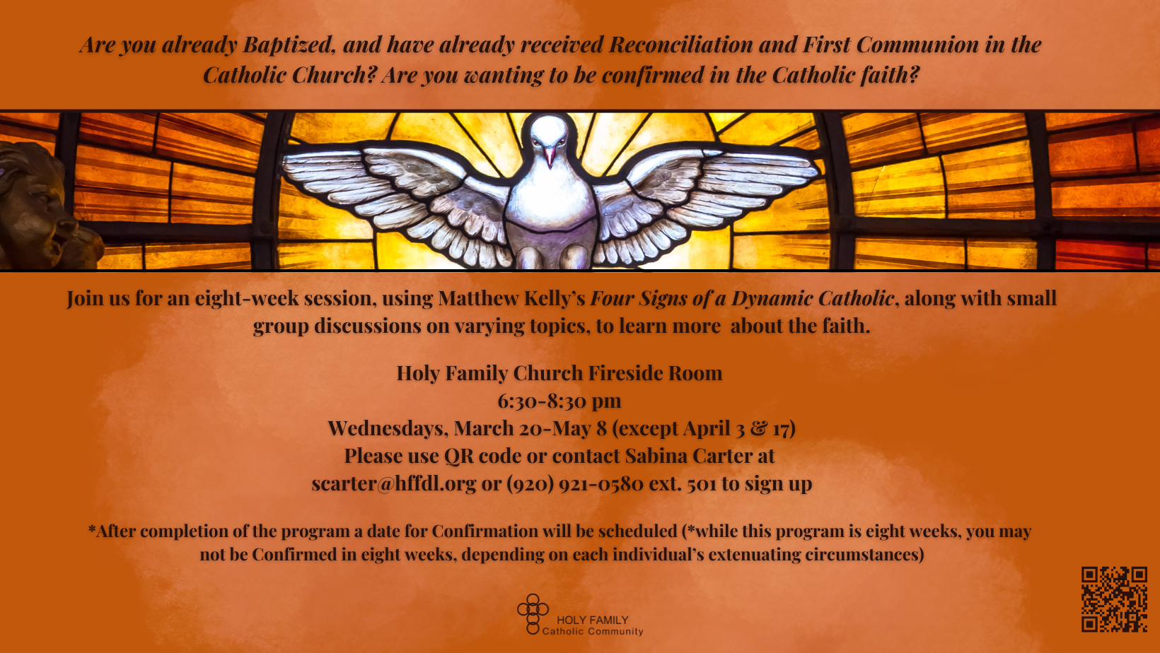 Confirmation Adult - Holy Family Catholic Church