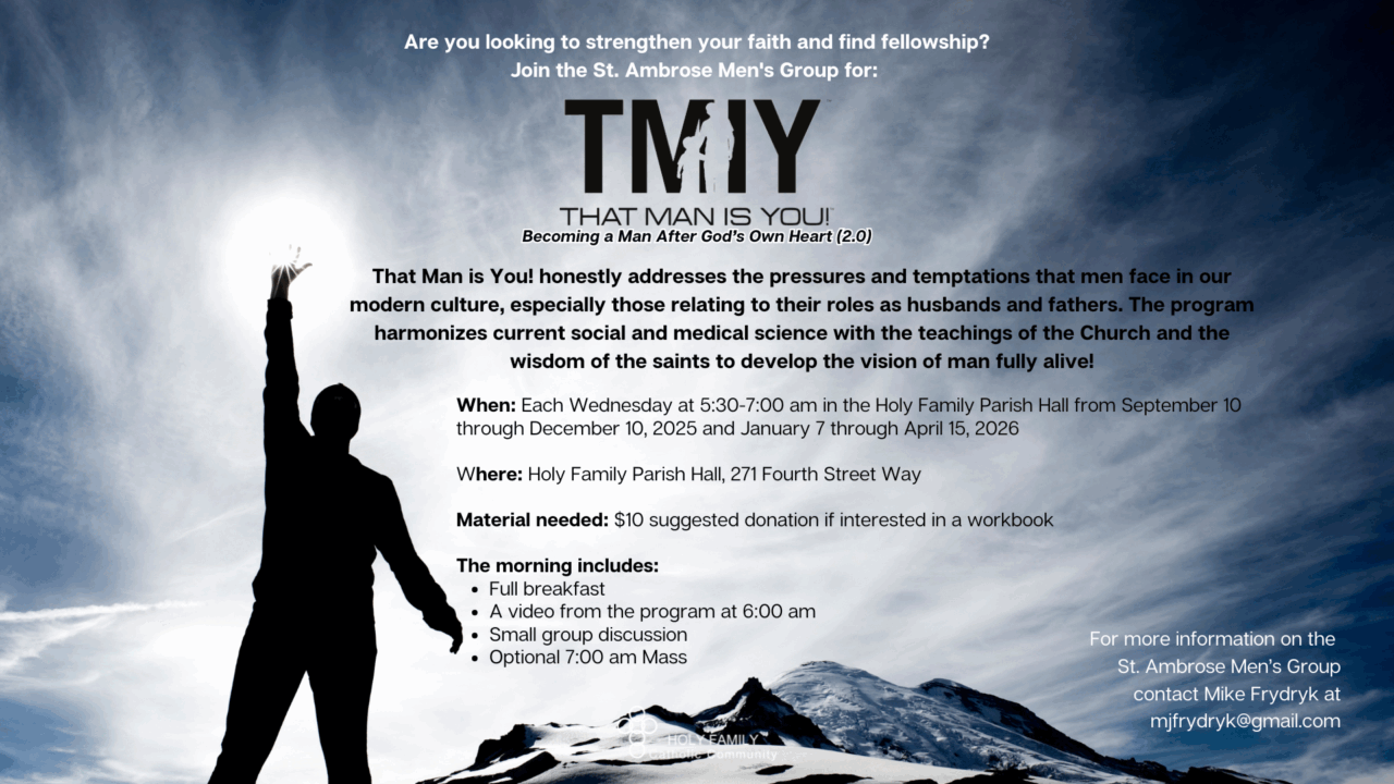 Men's Ministry - Holy Family Catholic Church
